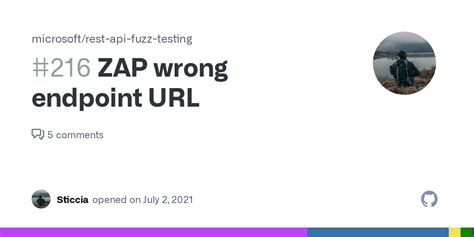 zap wrong endpoint url · issue 216 · microsoft rest api fuzz testing · github