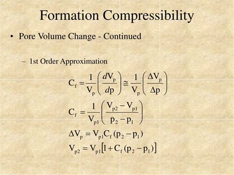 Ppt Compressibility Of Reservoir Rocks Powerpoint Presentation Free Download Id 525945