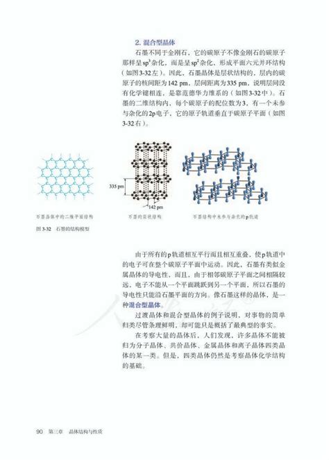 第三节 金属晶体与离子晶体2019年审定人教版高中化学选修2中学课本网