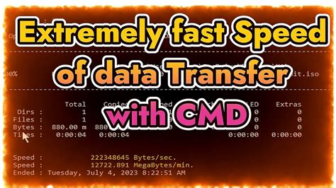 How To Copy Files And Folders Faster Using Command Prompt Youtube