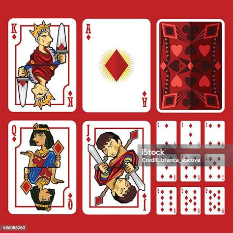 다이아몬드 어울리다 게임하기 카드 전체 카드 여가활동 게임에 대한 스톡 벡터 아트 및 기타 이미지 카드 여가활동 게임 킹 카드 하트 킹 Istock