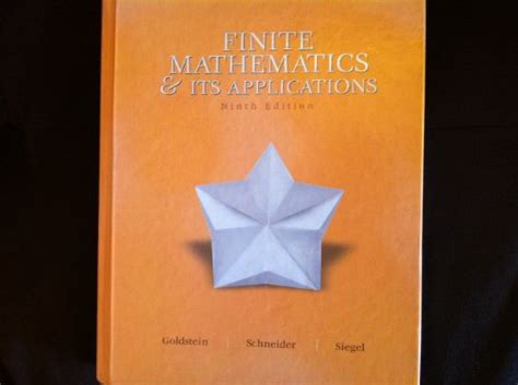 Finite Mathematics And Its Applications 9th Edition Goldstein