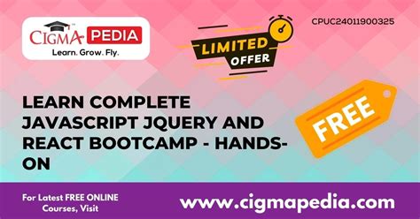 Learn Complete Javascript Jquery And React Bootcamp Hands On Free