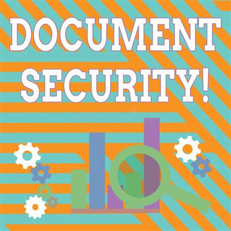 Text Sign Showing Document Security Conceptual Photo Means In Which