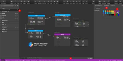 Mongodb Er Diagram Moon Modeler Graphics