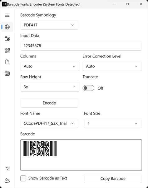 Download Pdf417 Barcode Fonts