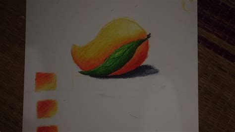 How To Draw A Mango With Oil Pastels Oil Pastel Rohithartworks25 Art Drawing Viral