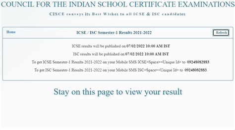ICSE ISC Semester Result Live Updates CISCE Class Results Today At Cisce Org