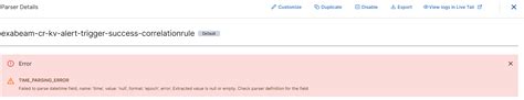 View Parser Details Exabeam Documentation Portal