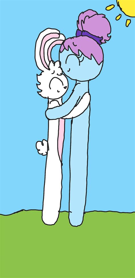 Pibby And Bun Bun Hugging By Angelvix2000 On Deviantart