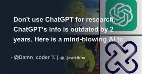 don t use chatgpt for research chatgpt s info is outdated by 2 years here is a mind blowing ai