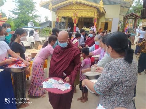 သပိတ်ကျင်းမြို့၌ စူဠဘွဲ့နှင်းသဘင် စာအောင်လက်မှတ်ဆက်ကပ်ပွဲ နှင့် ဆွမ်းဆန်စိမ်း လောင်းလှူပွဲ ကျင