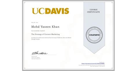 dr mohd yaseen khan on linkedin completion certificate for the strategy of content marketing