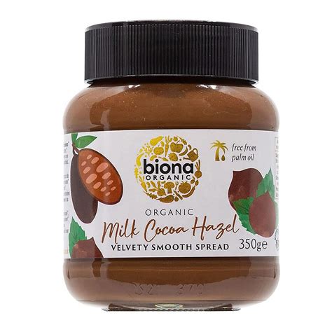 Biona Organic Milk Cocoa Hazel Spread 350 G Online At Best Price Lulu Ksa