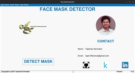 GitHub Iamtapendu Face Mask Detector This Piece Of Code Can Identifies Wheres A User Wears A