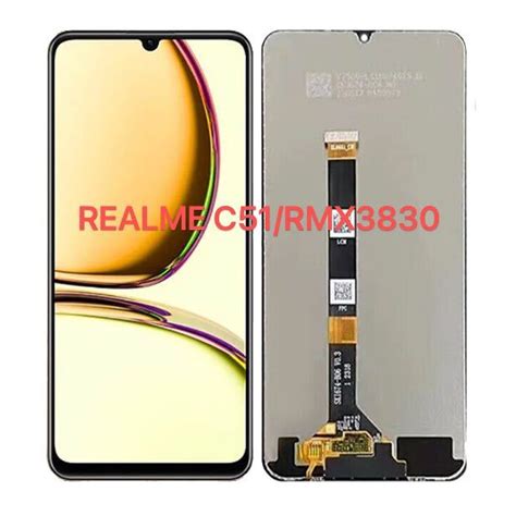 For Oppo Realme C51 Rmx3830 Lcd Display Touch Screen Digitizer Replacement Shopee Philippines