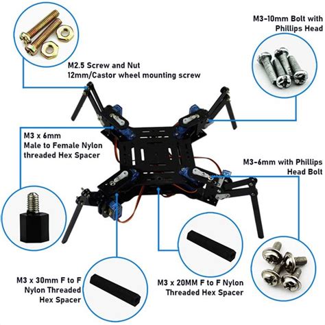 designing and controlling quadruped spider robot with esp32