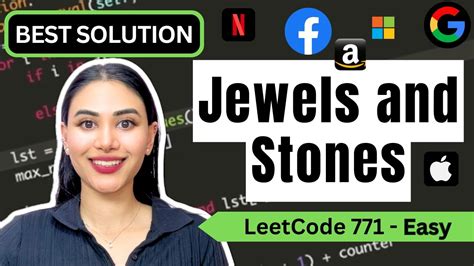Jewels And Stones Leetcode Youtube