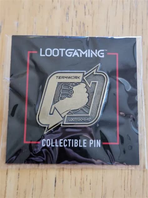 Teamwork Lootpin Pin Loot Crate Gaming Exclusive £3 59 Picclick Uk