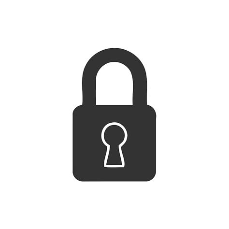 Premium Vector Padlock Icon Vector Illustration Design