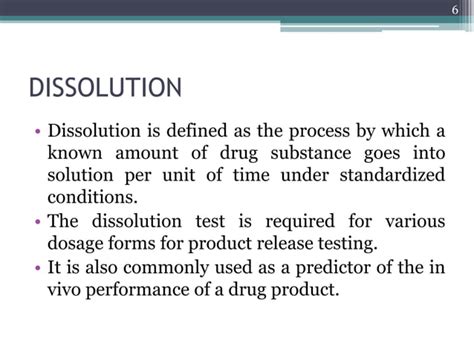 Validation Of Dissolution Apparatus Pptx