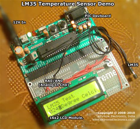 Microcontrollers Learn How Interfacing Lm35 Temperature Sensor With Pic Microcontroller