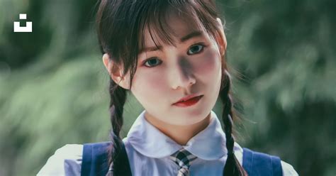 흰 셔츠와 파란 드레스를 입은 소녀 사진 Unsplash의 무료 초상 이미지