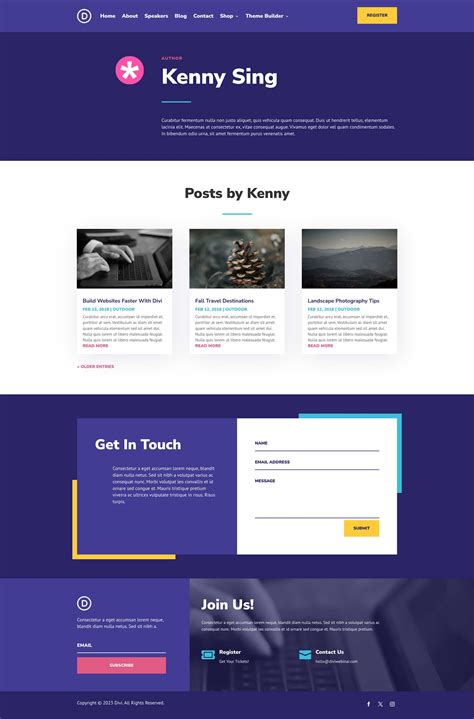 Download A Free Webinar Theme Builder Pack For Divi