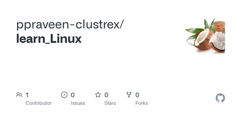 github ppraveen clustrex learn linux
