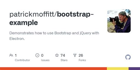 GitHub Patrickmoffitt Bootstrap Example Demonstrates How To Use Bootstrap And JQuery With