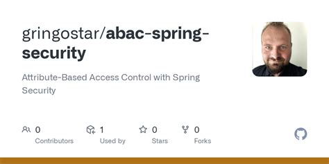 Github Gringostarabac Spring Security Attribute Based Access Control With Spring Security