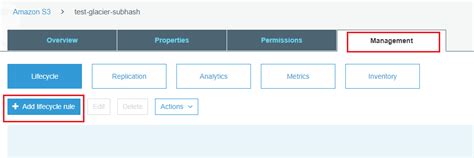 Aws S3 Lifecycle Rules For Moving Data From S3 To Glacier ~ Serverkaka