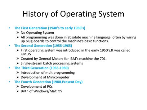 Chapter 1 Introduction To Operating Systempptx Chapter 1 Introduction To Operating Systempptx