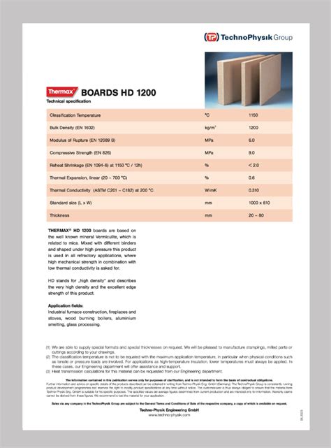 Boards Hd En Thermax® Europe