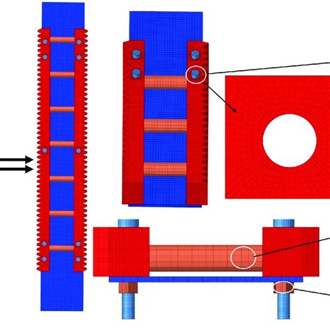 Physical Model And Finite Element Model Download Scientific Diagram