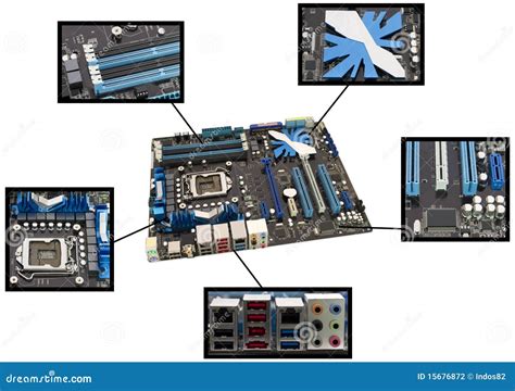 Modern Motherboard Stock Photography Image 15676872