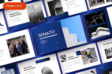 Сенат — Шаблон Powerpoint для бизнеса Шаблоны презентаций Envato Elements