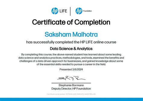 saksham malhotra on linkedin datascience dataanalytics hplife