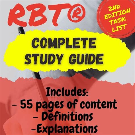 Rbt Study Guide Etsy