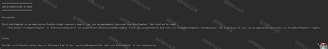 Field Redistemplate In Xxxxxx Required A Bean Of Type Org