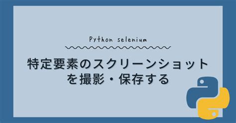 【例外処理】一般的なselenium固有のエラーについて：python（初心者用） 陰lady log