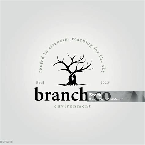 나무 로고 디자인 죽은 나무 일러스트 레이 션 야생 나무 절단 지구 온난화 벡터 지구 가뭄 제품 브랜드 아이콘 개념에 대한 스톡 벡터 아트 및 기타 이미지 Istock