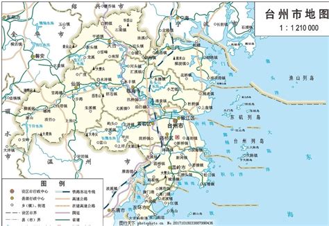 浙江省台州市标准地图32k其他图片素材其他 图行天下素材网