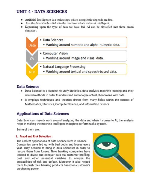 Unit 4 Data Sciences Pdf