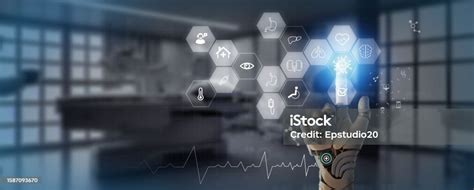 의료 개념의 인공 지능입니다 질병을 보다 정확하게 진단하고 치료를 개인화하는 데 도움이 됩니다 Ai 혁신 및 기술 미래 홀로그램의 디지털 헬스케어 0명에 대한 스톡 사진 및