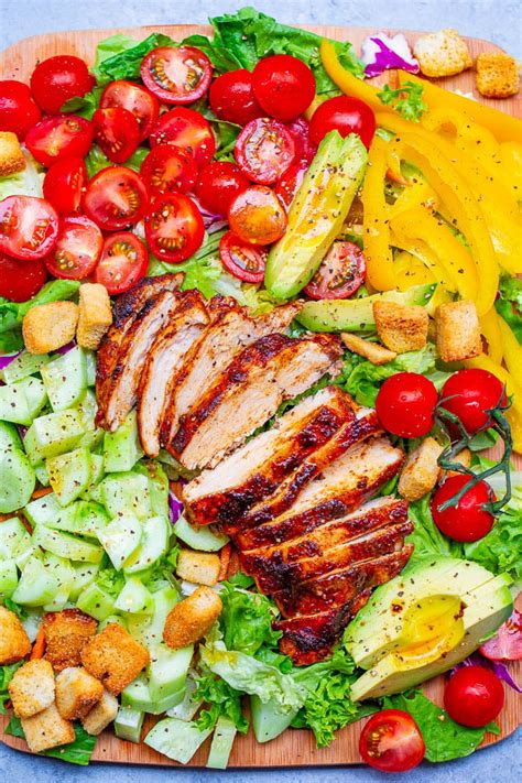 The Best Chopped Chicken Salad Homemade Dressing Averie Cooks