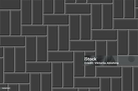 블랙 바구니 짜기 타일 모자이크 레이아웃 돌 또는 세라믹 벽돌 벽 배경입니다 주방 백스플래쉬 텍스처 욕실 또는 화장실 바닥 장식 보도 질감 0명에 대한 스톡 벡터 아트 및