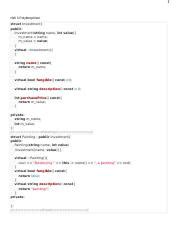 CS 32 Midterm 2 Cheat Sheet 1 HW 3 PolyMorphism Struct Investment Public Investment String