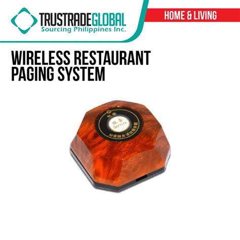 Wireless Restaurant Paging System Responsive Wireless Pager Fastfood