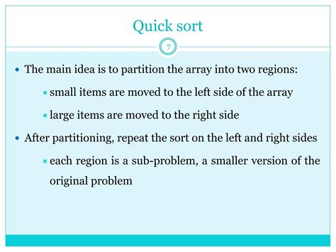 divide and conquer quick sort pptx programming languages computing